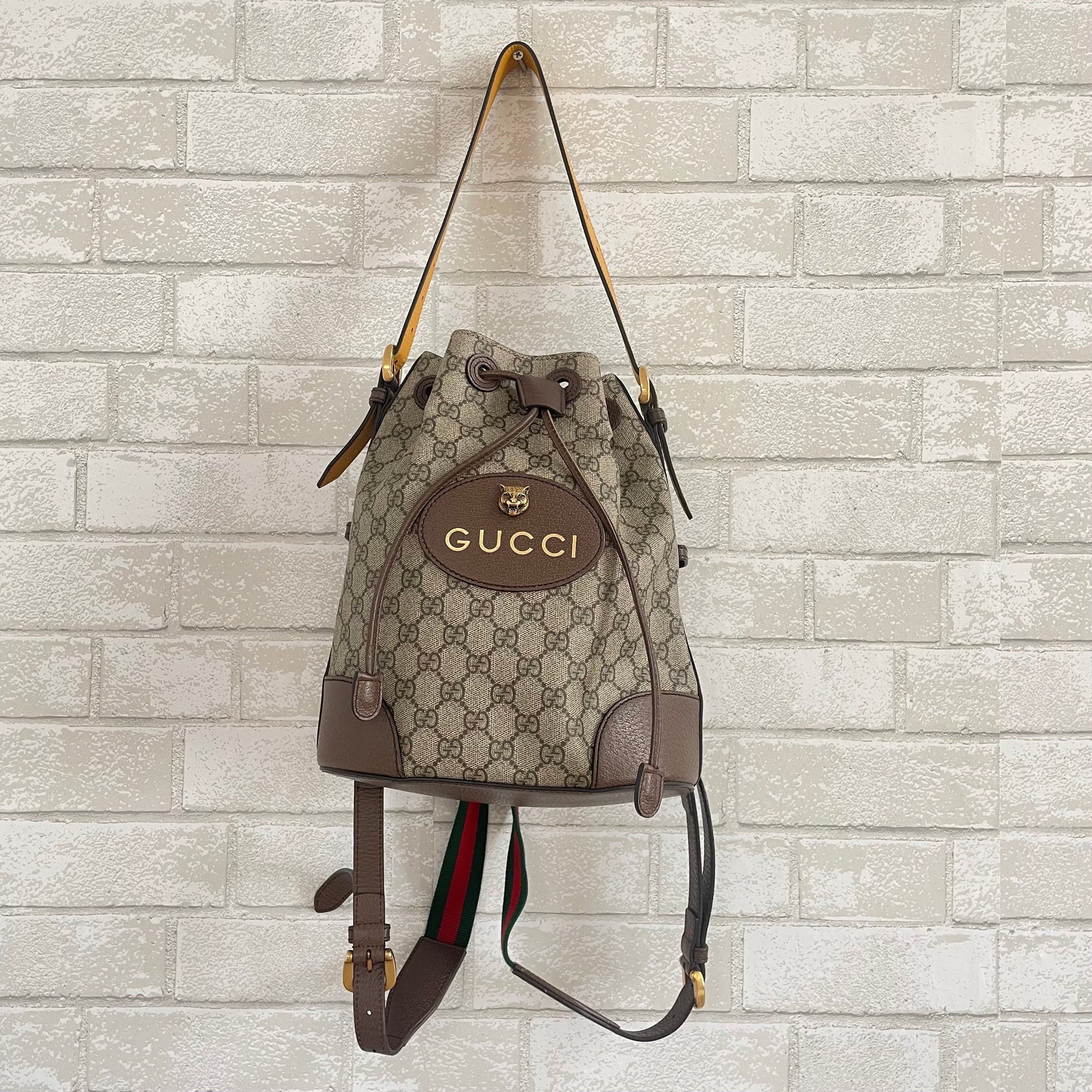 Gucci Neo Vintage Bucket Backpack | Detox Designer Resale Boutique