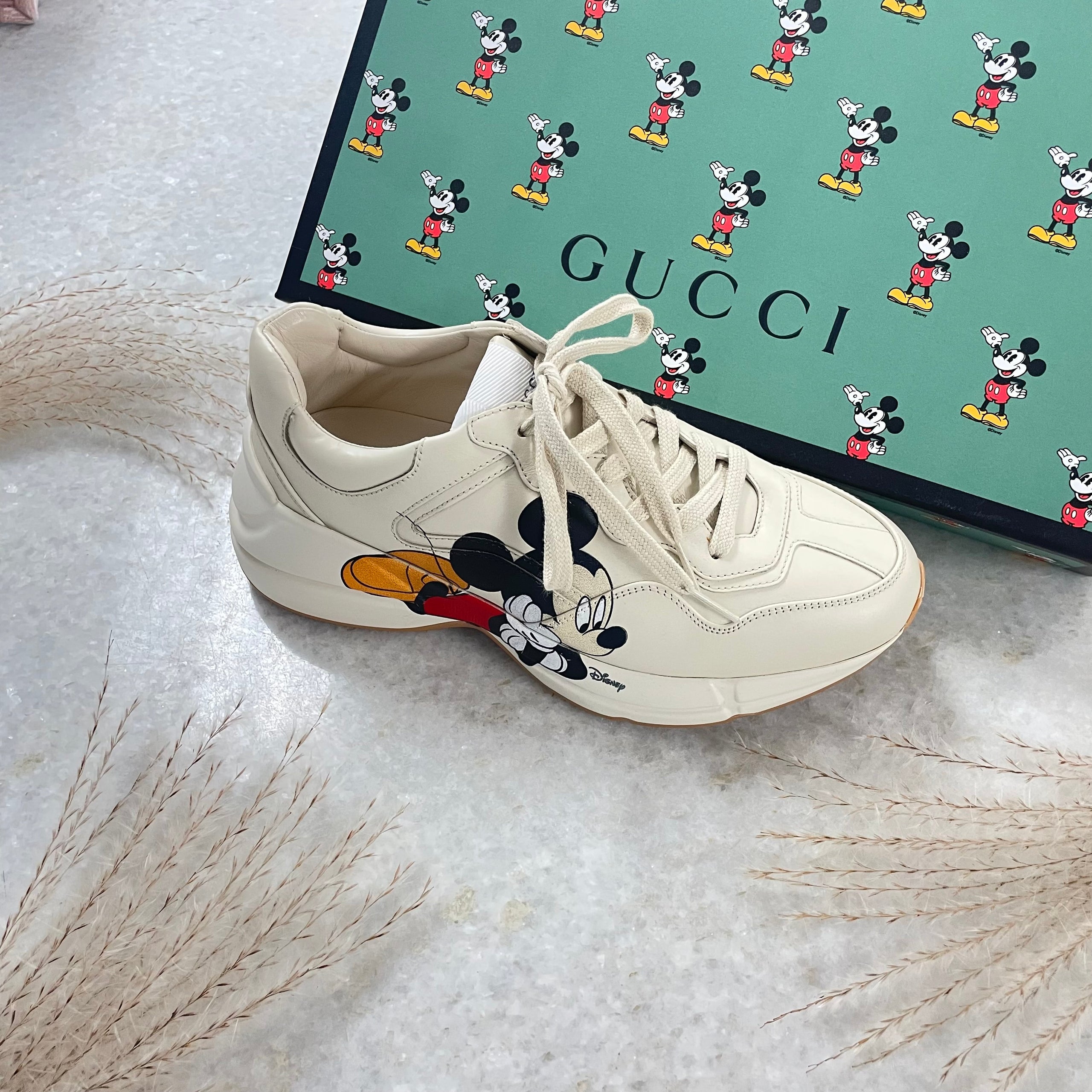 Gucci X Disney Mickey Mouse Sneakers 38 | Detox Designer Resale Boutique