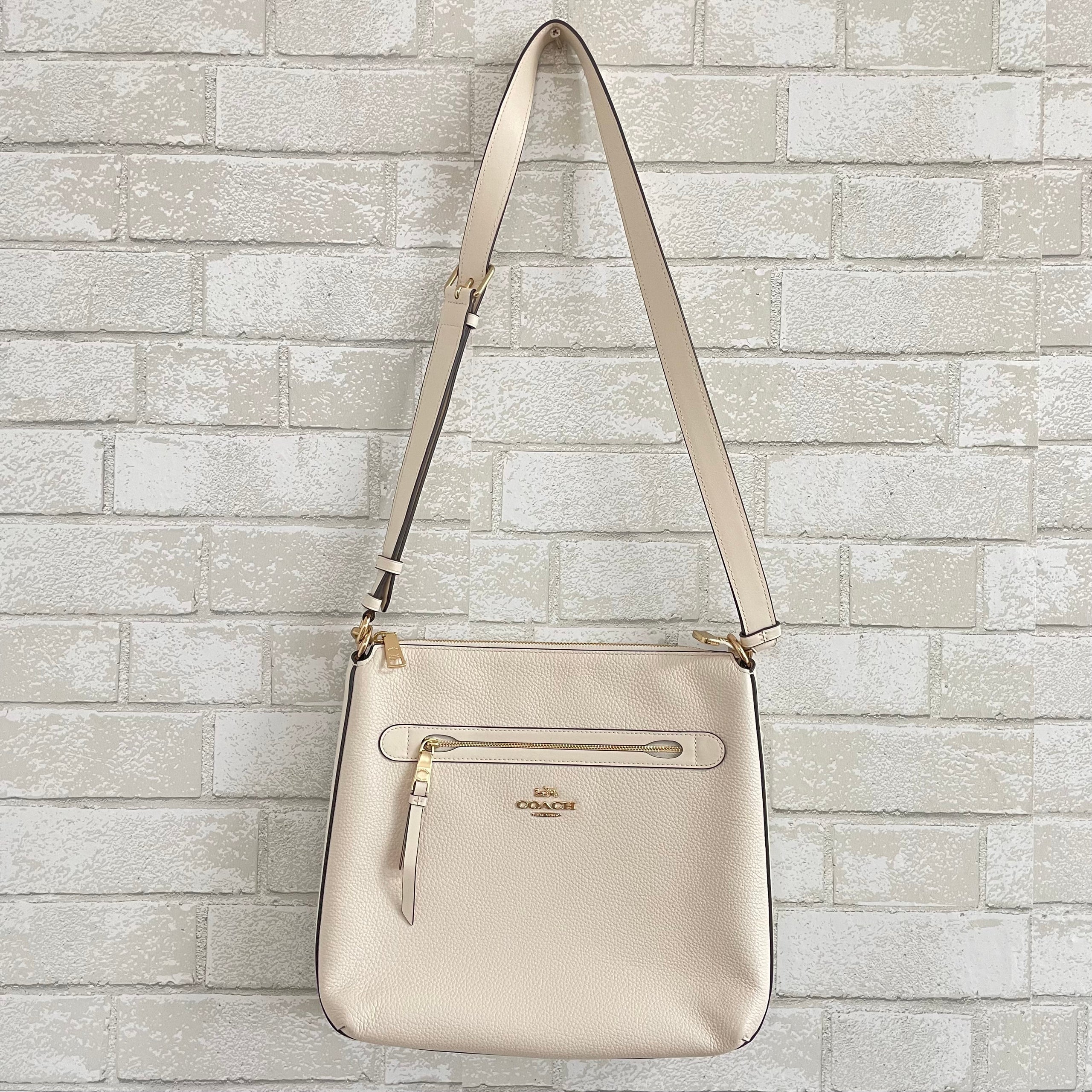 Coach Crossbody Bag White | Detox Designer Resale Boutique