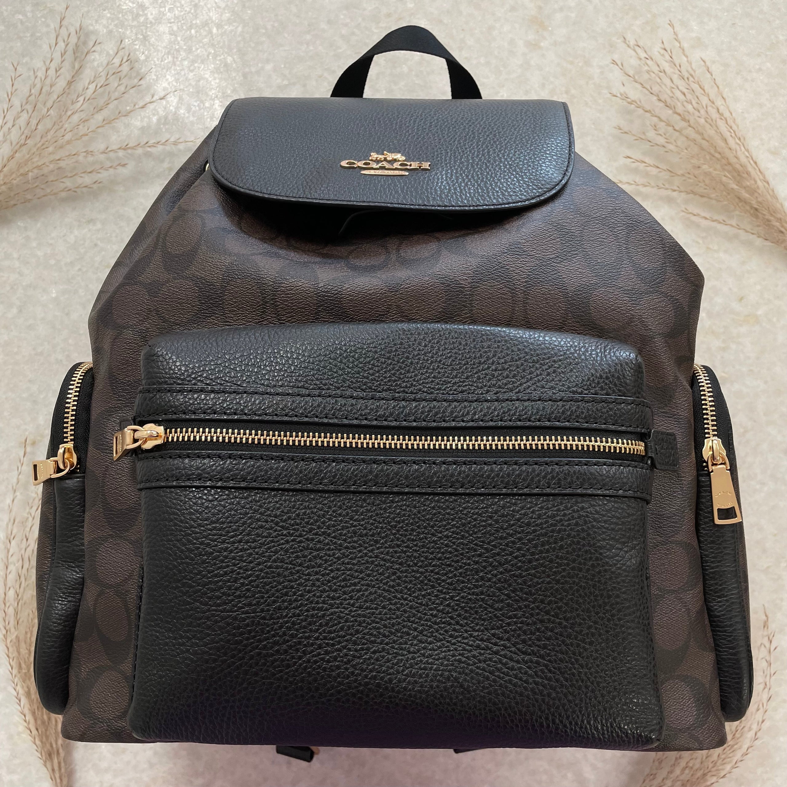 Coach Signature Canvas Backpack | Detox Designer Resale Boutique