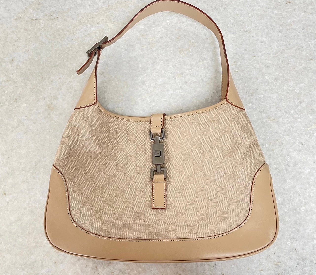Gucci Monogram Jackie Bag | Detox Designer Resale Boutique